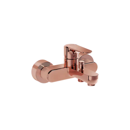 VitrA Bath/Shower Mixer Tap - Shiny Copper - Includes fixing kit ...